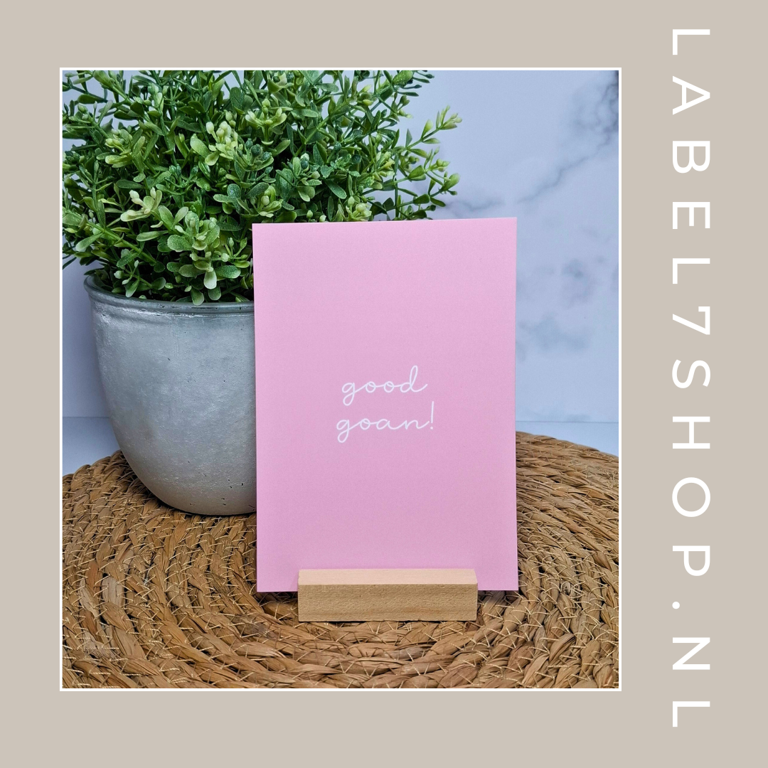 A6 Kaart 'good goan'